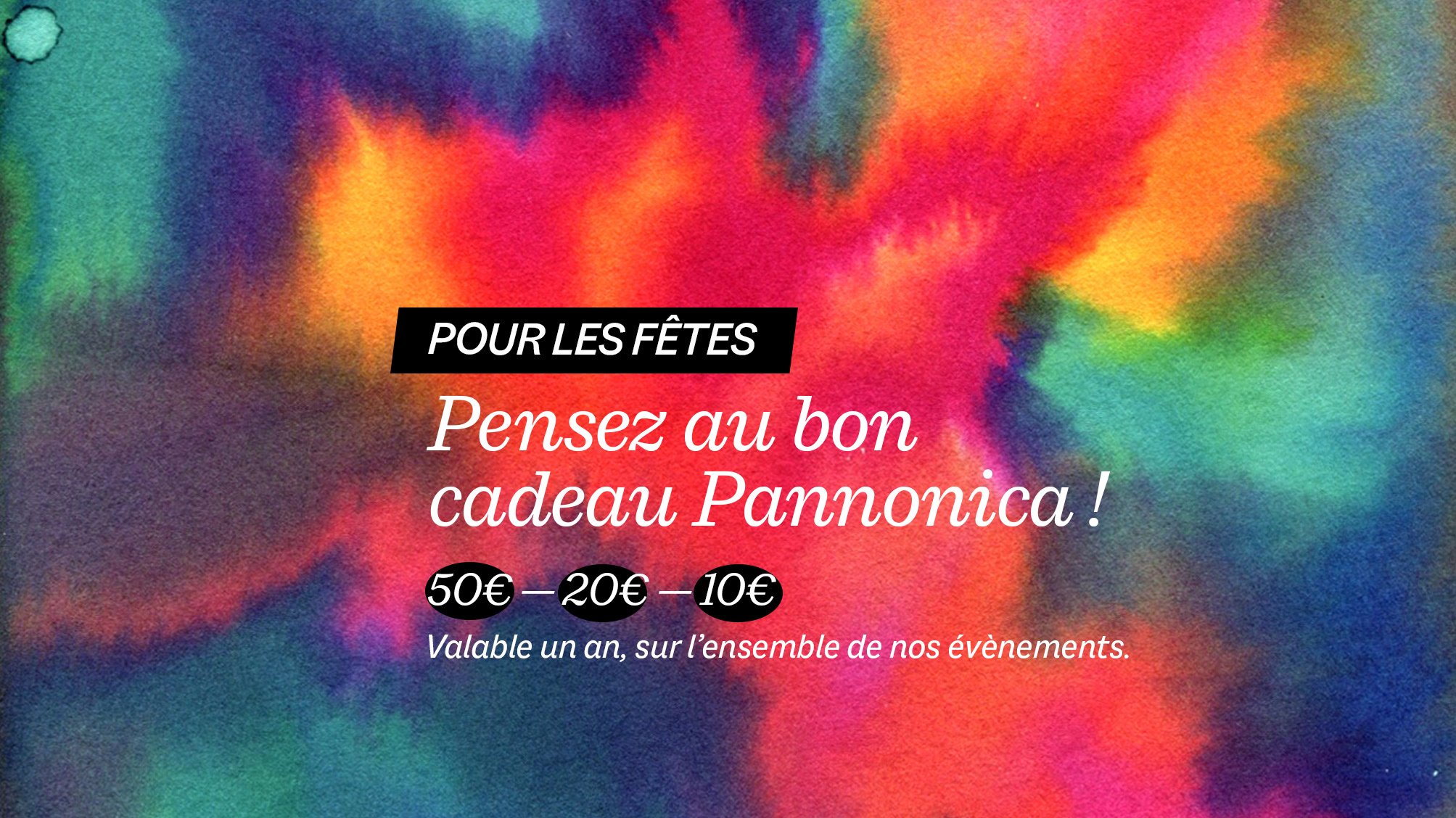La programmation janvier / mars : c'est cadeau ! - Pannonica